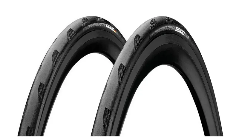 Continental Grand Prix 5000 Tire - 700 X 25 Clincher Folding Black ...